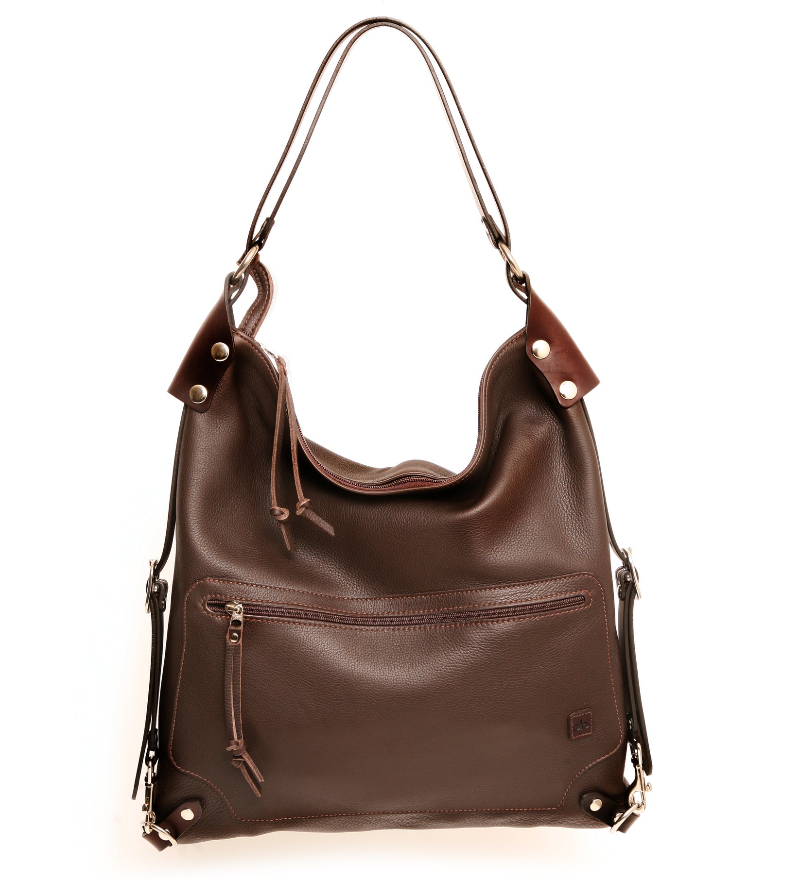 Villa Sak Dark Brown pebble – JMB Leather